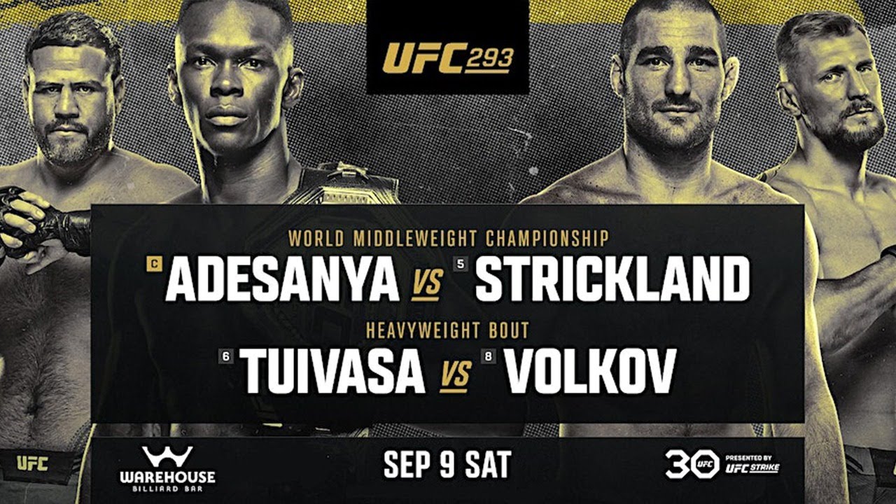 UFC 293 LIVE ADESANYA VS STRICKLAND FULL FIGHT NIGHT COMPANION & PLAY ...