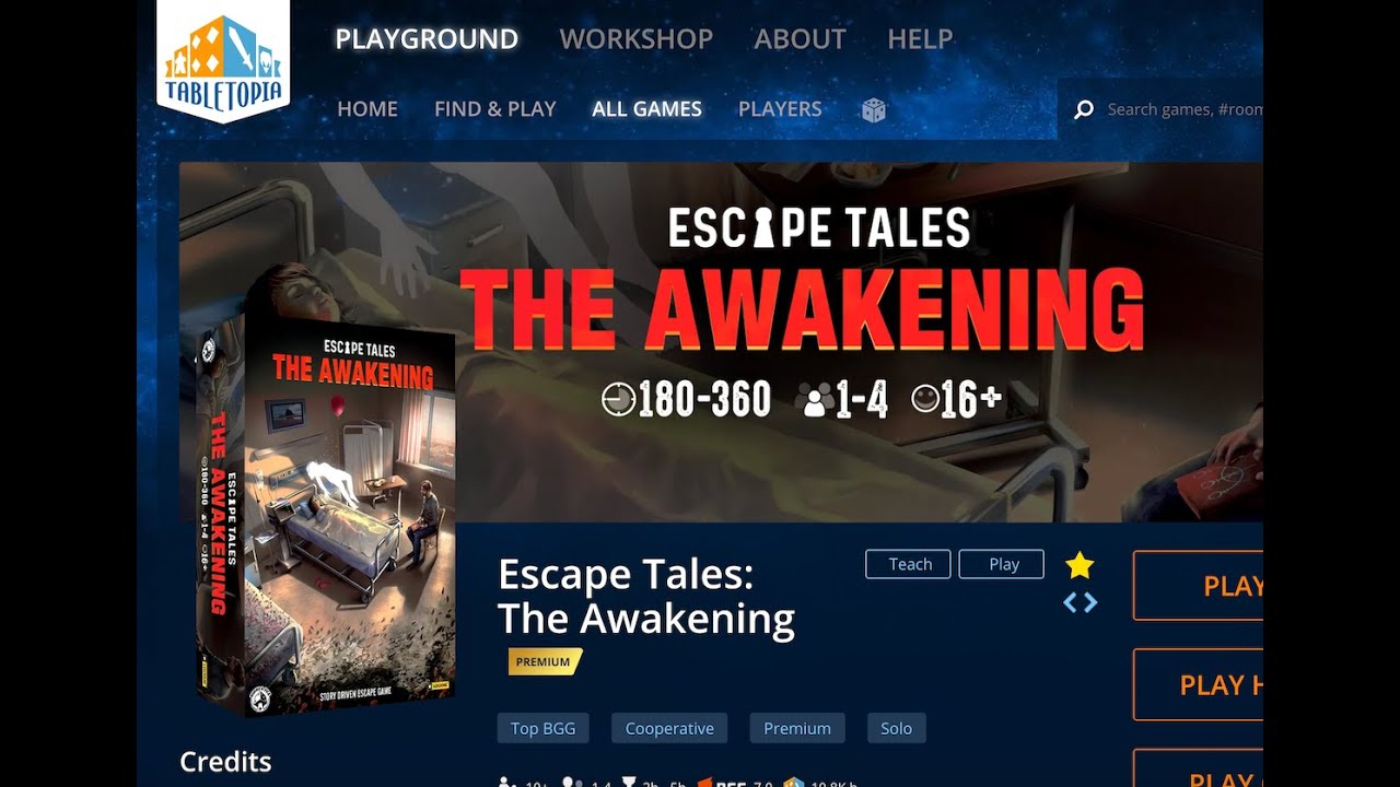 Let's chat and play Escape Tales: The Awakening on Tabletopia! - YouTube