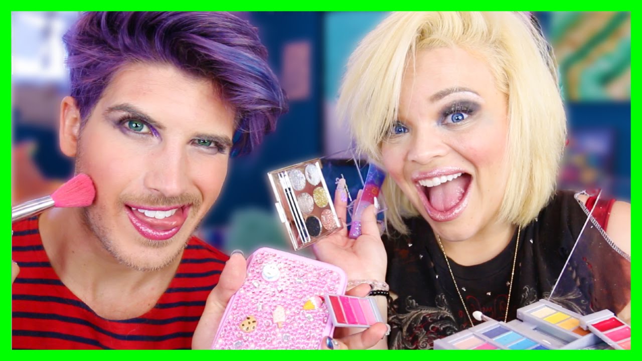 FULL FACE OF KIDS MAKEUP CHALLENGE! - YouTube