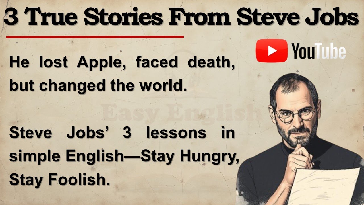 Reading and Listening Practice || Steve Jobs’ Stanford Speech || Graded ...