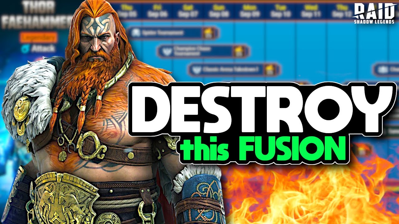 How To Crush the Thor Fusion in Raid Shadow Legends - YouTube