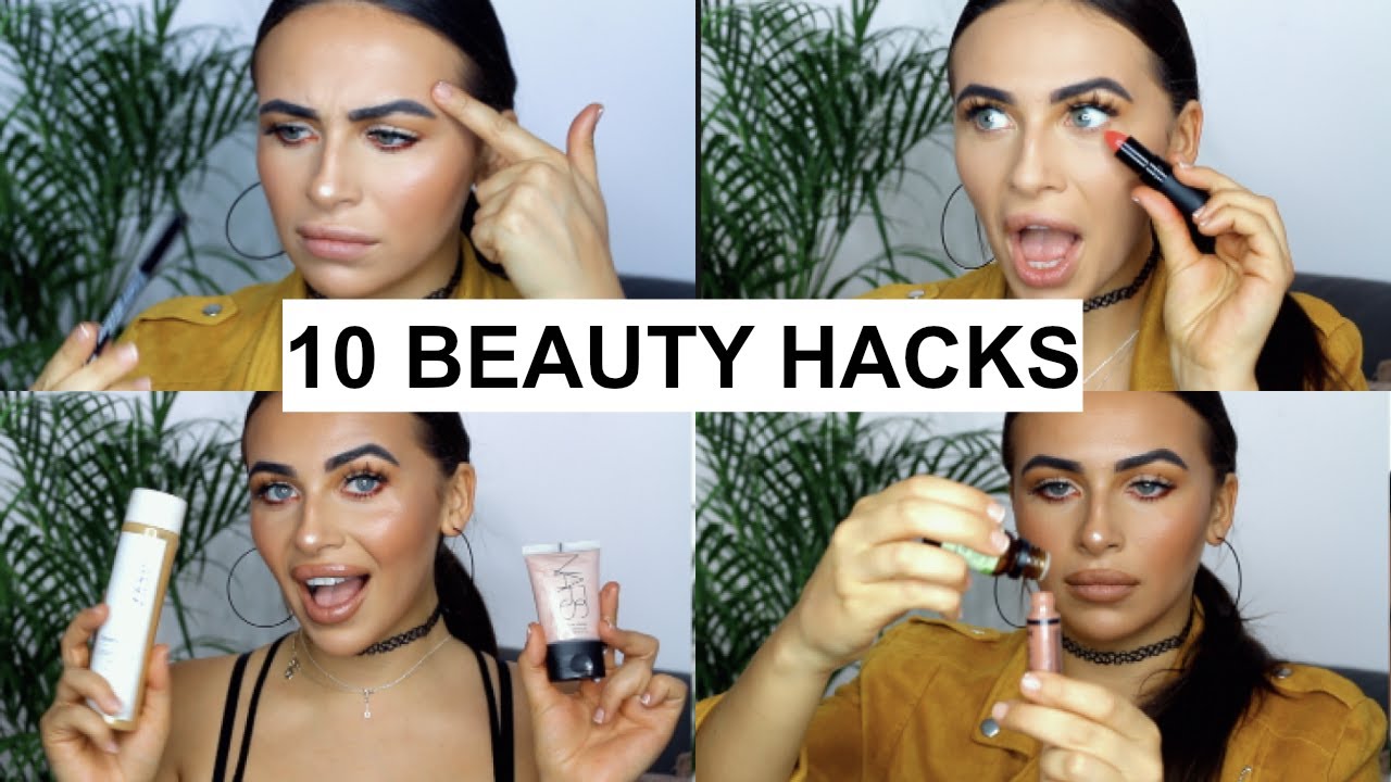 10 Beauty Hacks Everyone Should Know Youtube