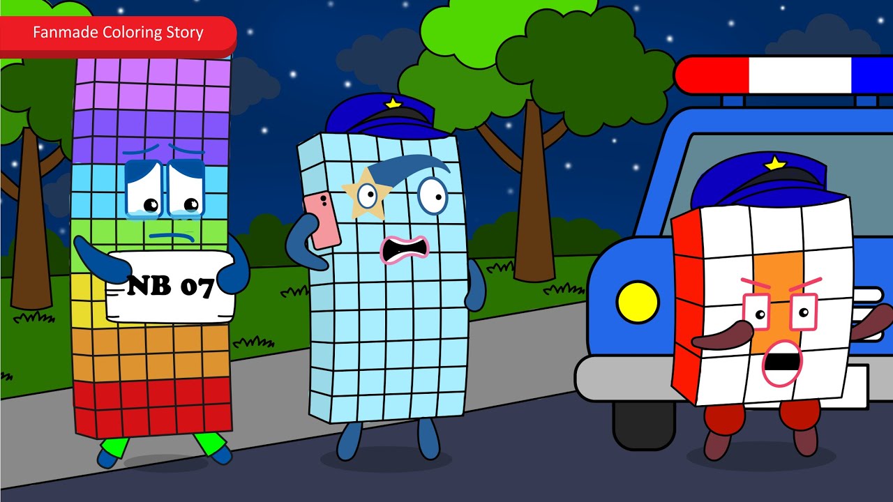 At MIDNIGHT! Don't let your child LEAVE THE HOUSE ALONE | Numberblocks ...