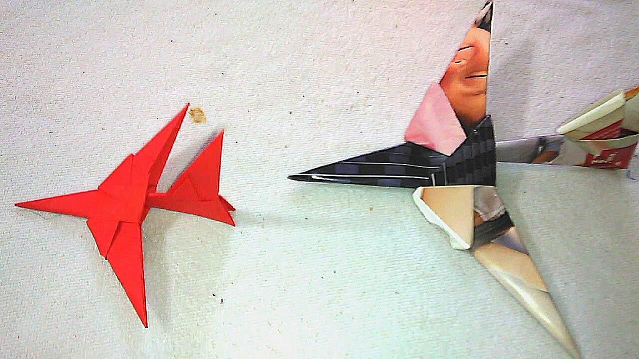 How to make paper fighter jet using Waste paper - watch this video ...