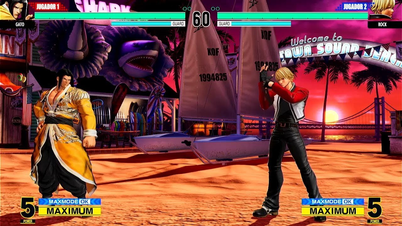 GATO VS ROCK - KOF XV - YouTube