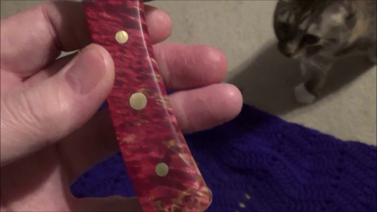 4 inch blade I made. - YouTube