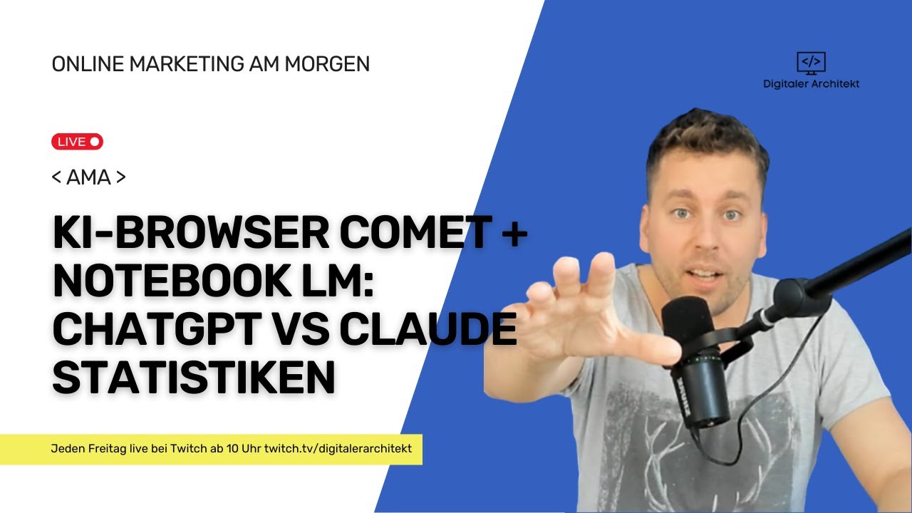 Notebook LM Quiz + Comet Browser Test: Neue KI-Tools für Marketer (AMA ...