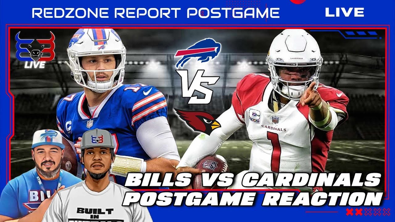 Cardinals at Bills Post-Game | The Redzone Report Live - YouTube