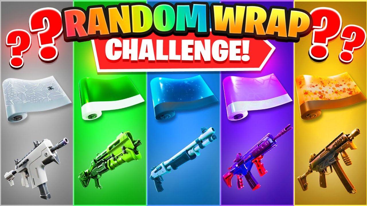 The *RANDOM* WRAP Challenge in Fortnite! (Chapter 3) - YouTube