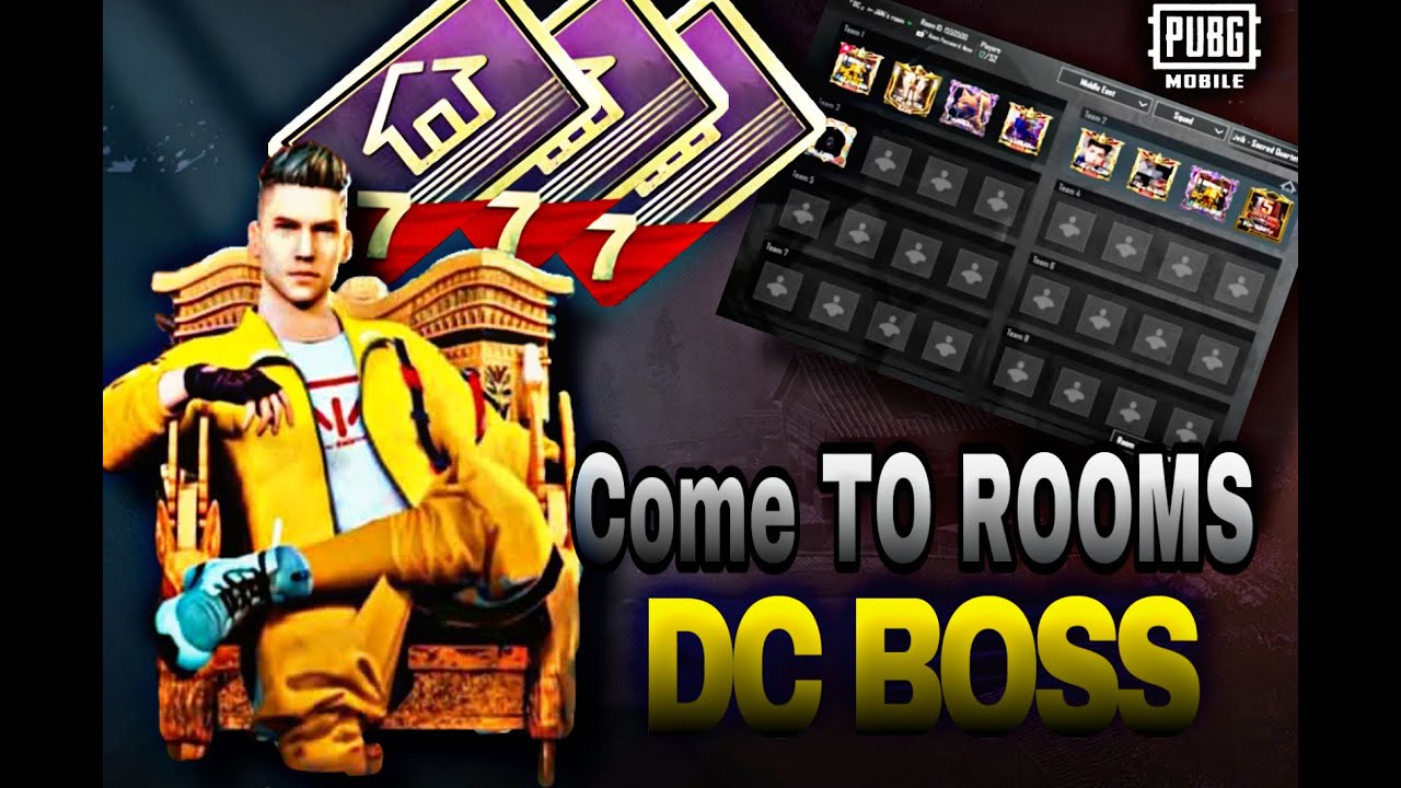 DC BOSS COME ROOM PUbg live stream YouTube - YouTube