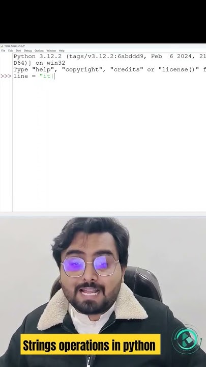 String operations in python |#python #coding #programming #pythonforbeginners - YouTube