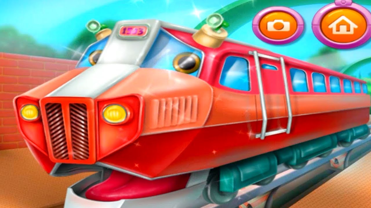 SUPER FUN TRAINS - ALL ABOARD GAME APP BY TABTALE - CLEAN & DECORATE ...