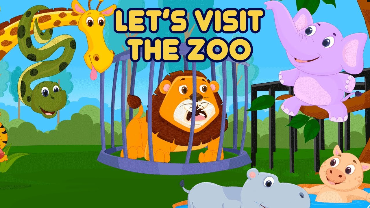 Let's Visit the Zoo | Old MacDonald had a Zoo | Animal Song for Kids ...