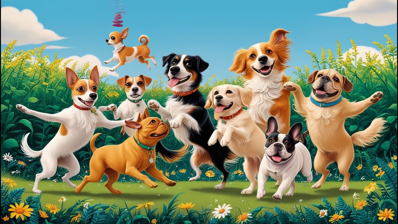 Doggy Dance - Cute Dogs- Dog Songs - Dog Cartoon - Dogs are our best ...