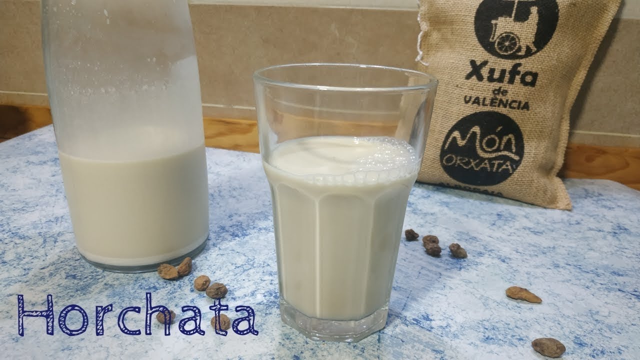 HORCHATA CASERA | RECETA ORXATA DE VALENCIA..MUY FÁCIL CON MAMBO ...