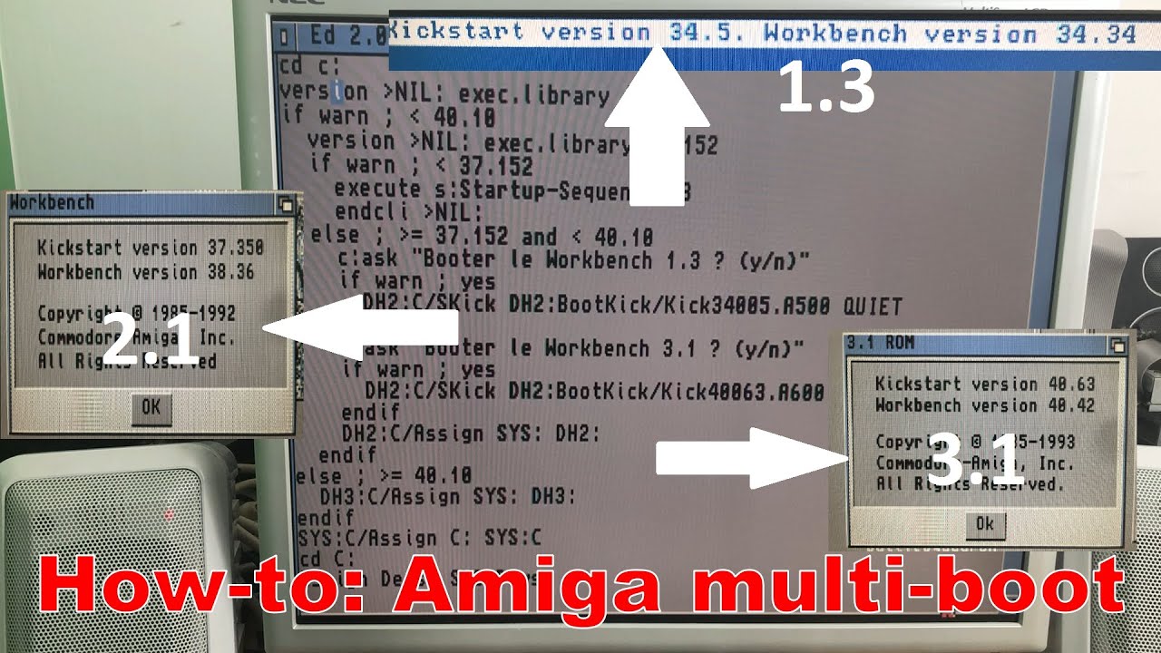 Tutoriel Amiga Multi-boot - YouTube