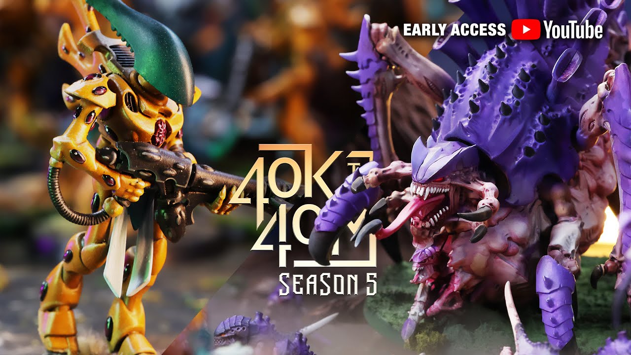EARLY ACCESS: Aeldari vs Tyranids - Battle for the Maiden World. 40k in ...