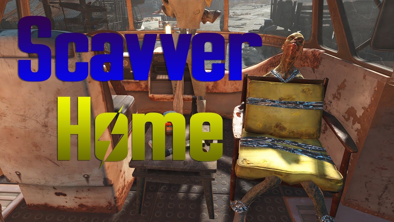 Scavver Home - Fallout 4 Starlight Drive-In Raider Settlement - YouTube