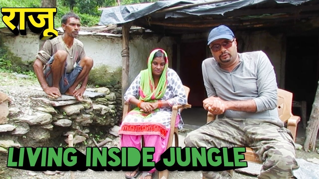 LIFE IN JUNGLE | Living Inside Jungle | राजू - Jungle Man | Living ...