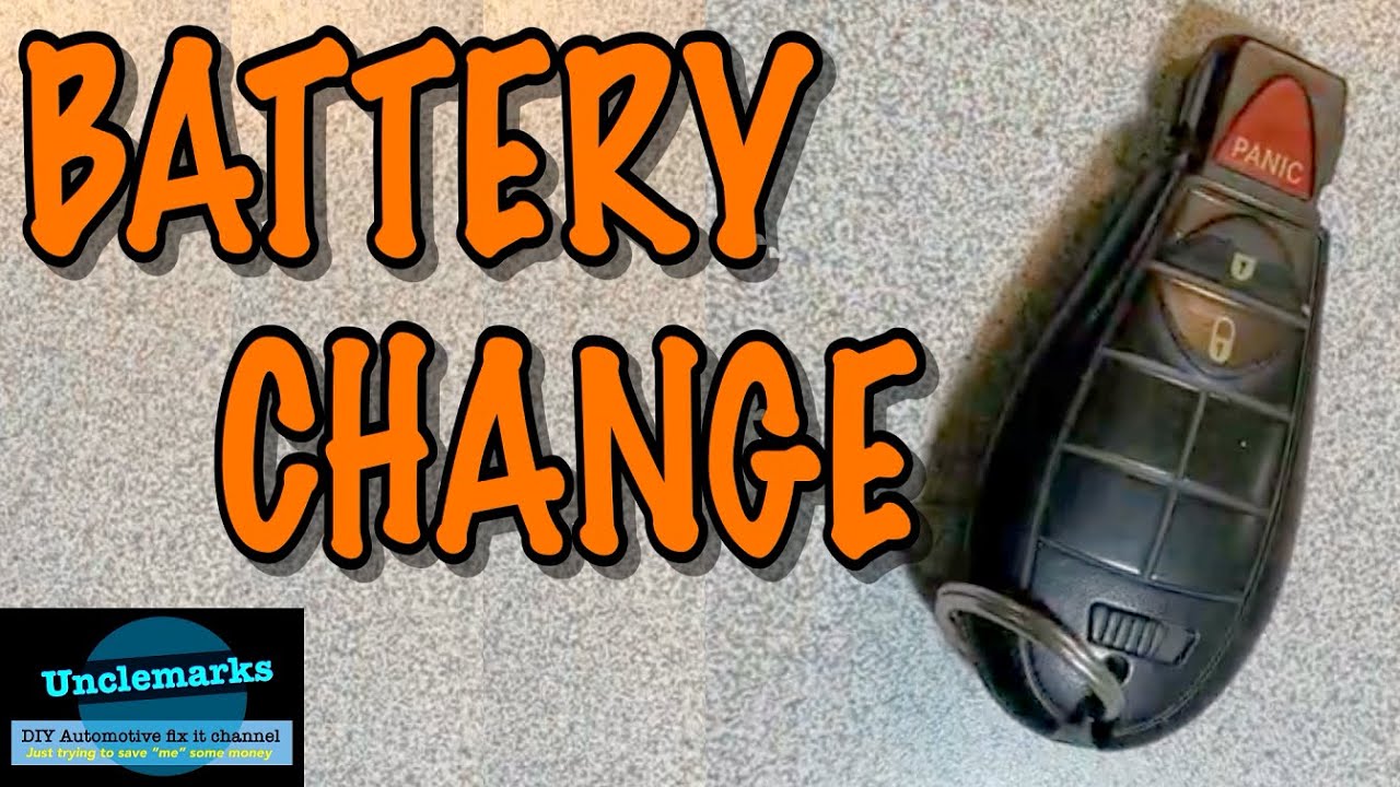 How to replace change battery in key FOB Dodge Ram (EP 182) - YouTube