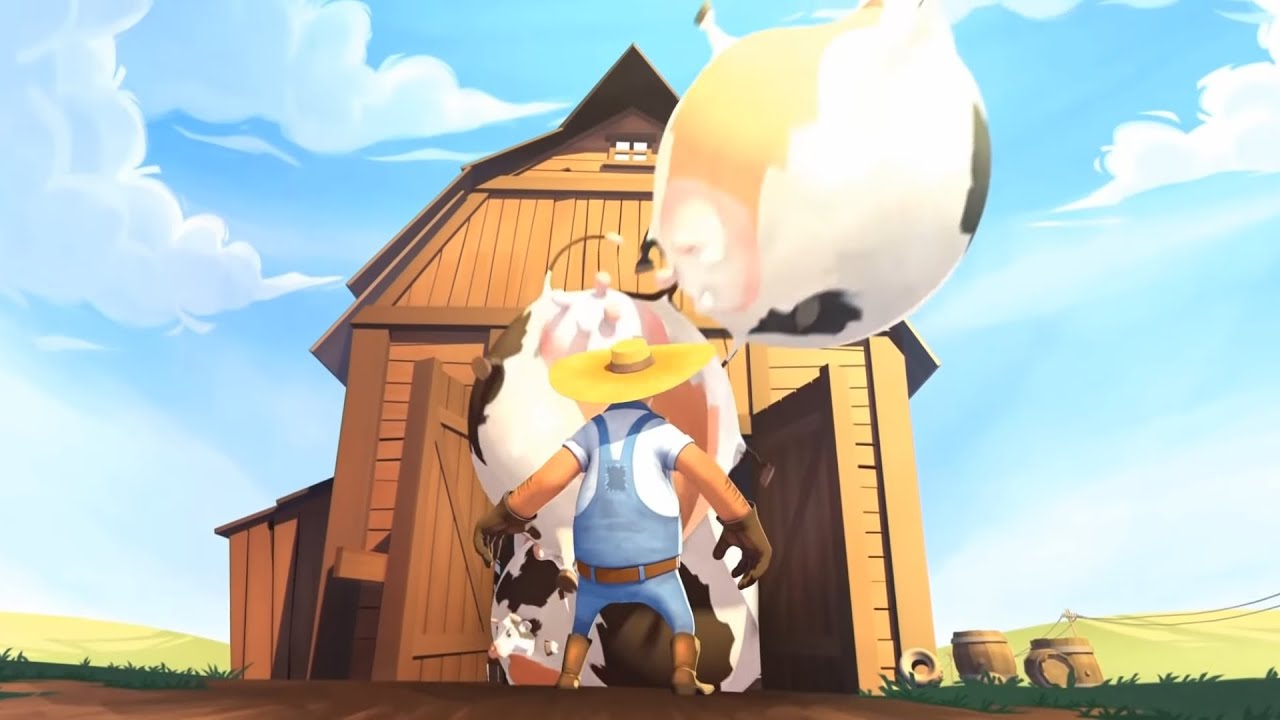 Fat animals - farm animals get fat- the animation - Balloon Farm Funny ...