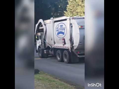 Lemay Waste Collection Wikkte Front Loader Compilation - YouTube