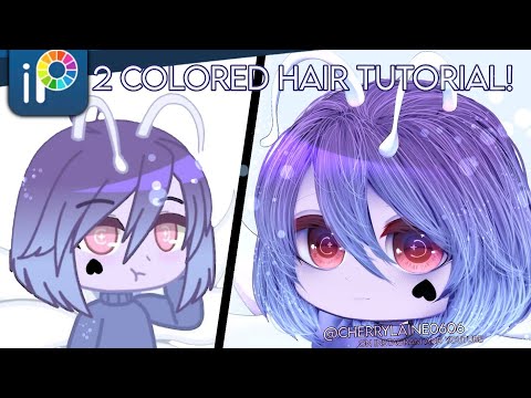 How to shade gradient hair [tips and tricks] //gacha club - ibispaintx ...