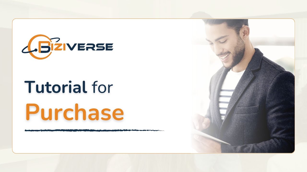 Biziverse ERP & CRM - Purchase (Supplier Invoices) Module - Training ...