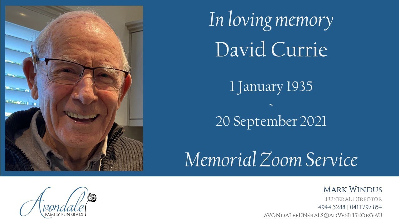 We remember David Currie - YouTube