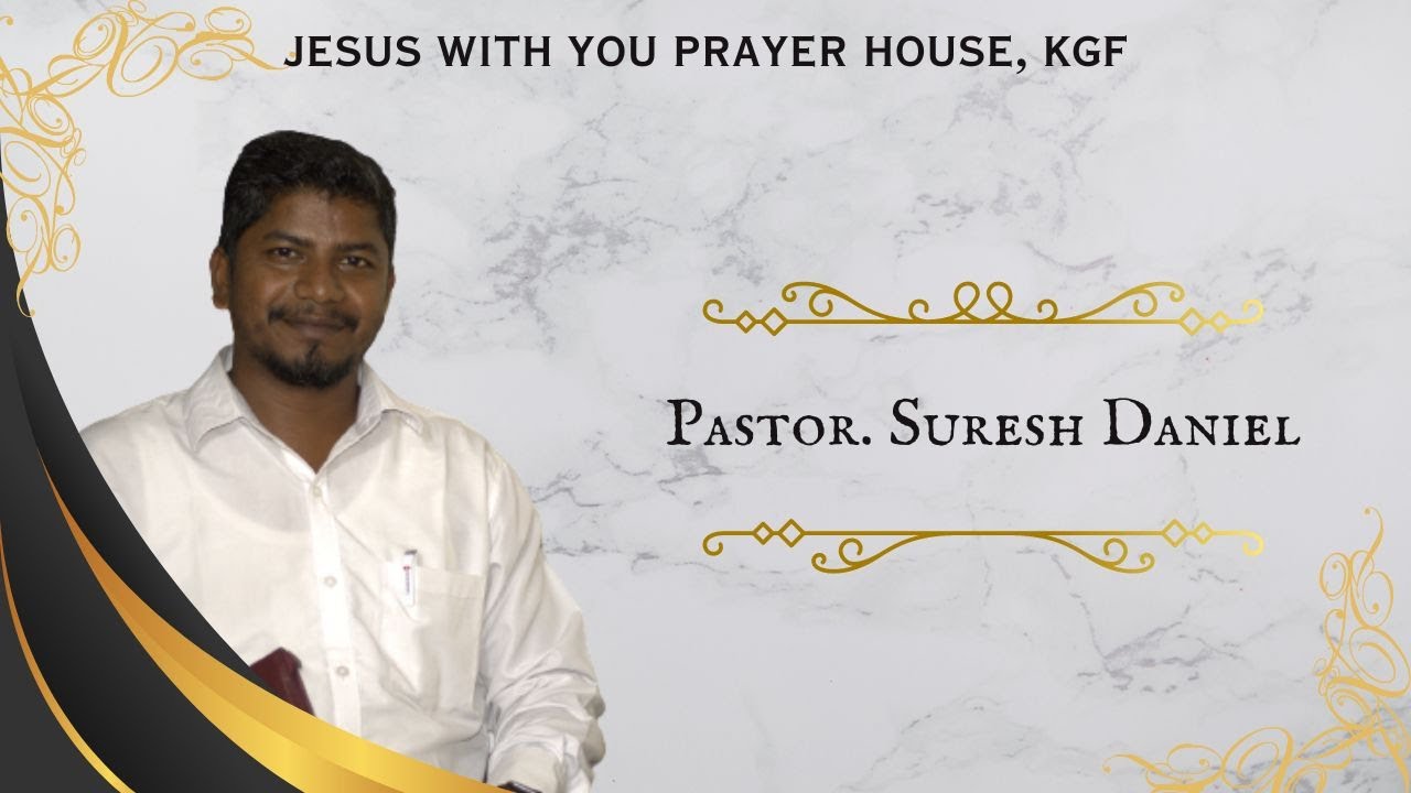 PASTOR SURESH DANIEL | BLESSING WORDS | JESUS WITH YOU - YouTube