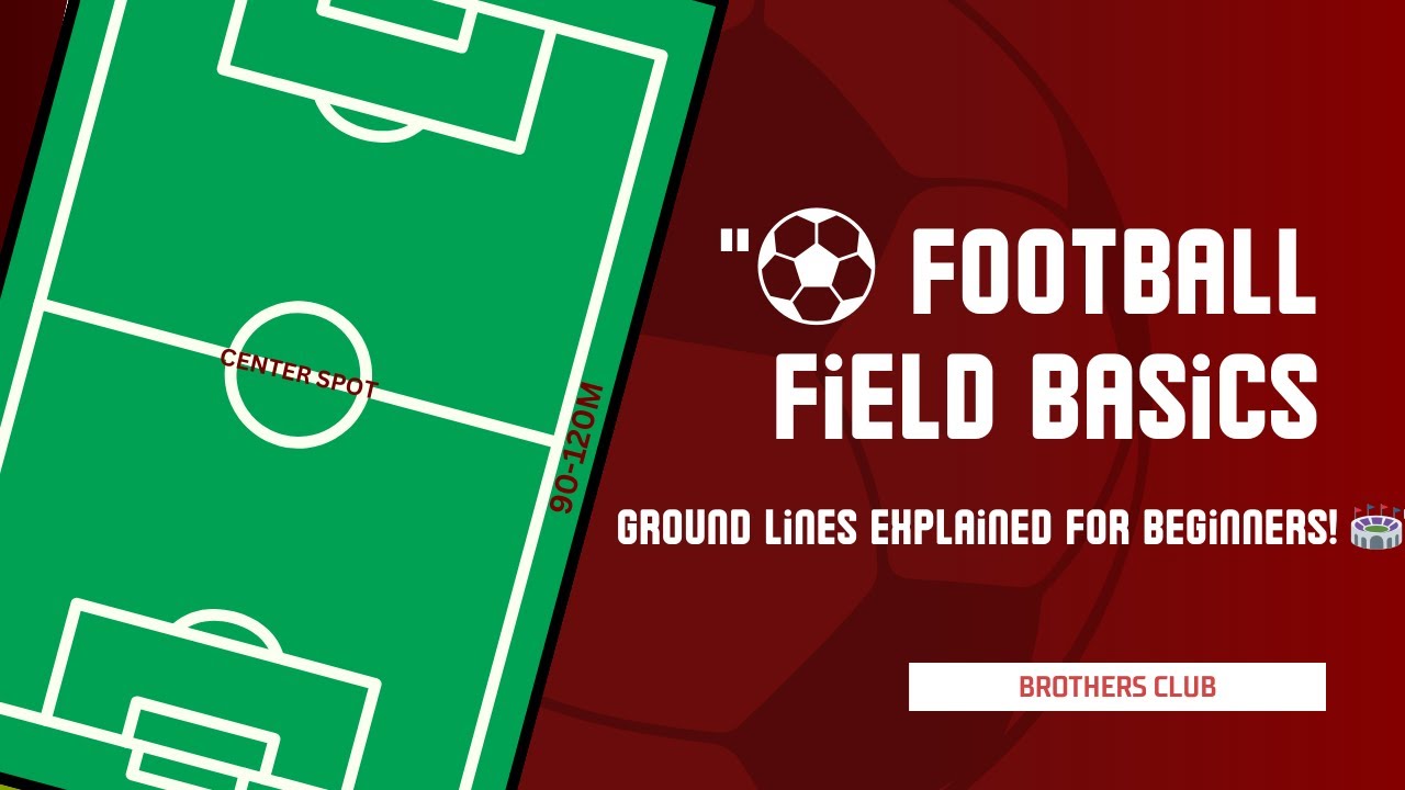 ⚽Football Field Basics || Ground Lines Explained For Beginners - YouTube