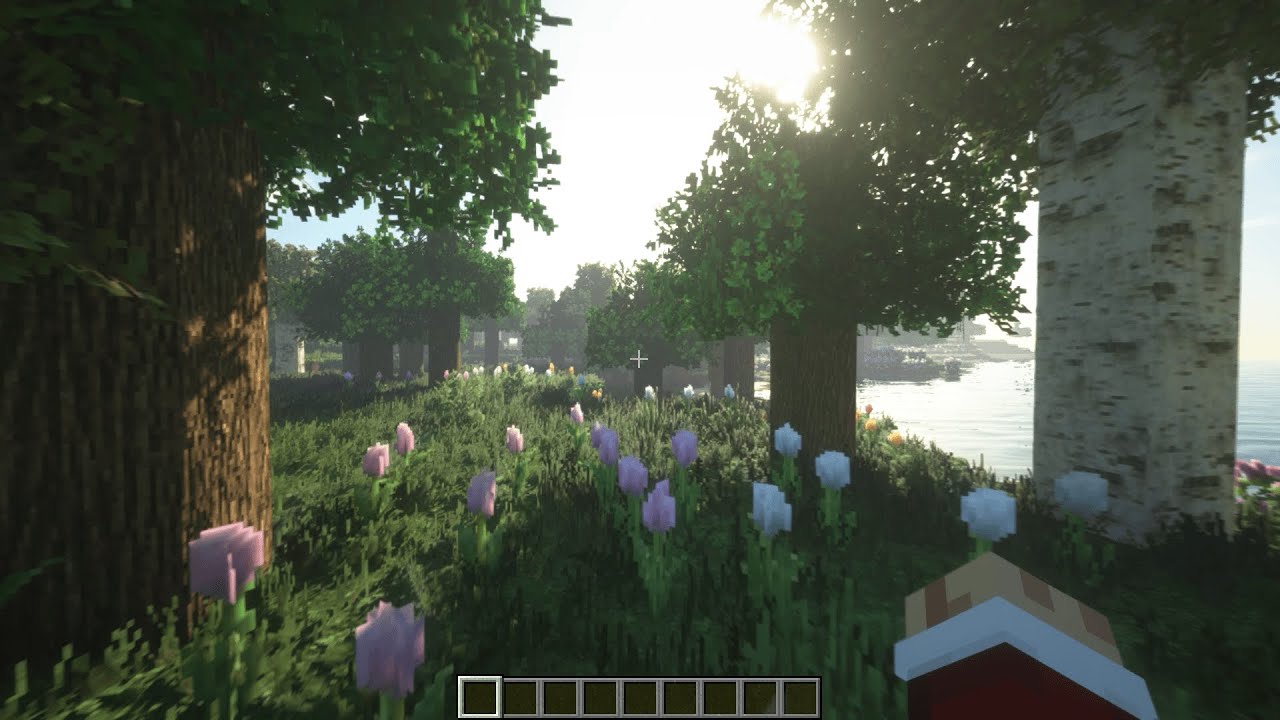 Minecraft with shaders (4K Ultra HD) - YouTube