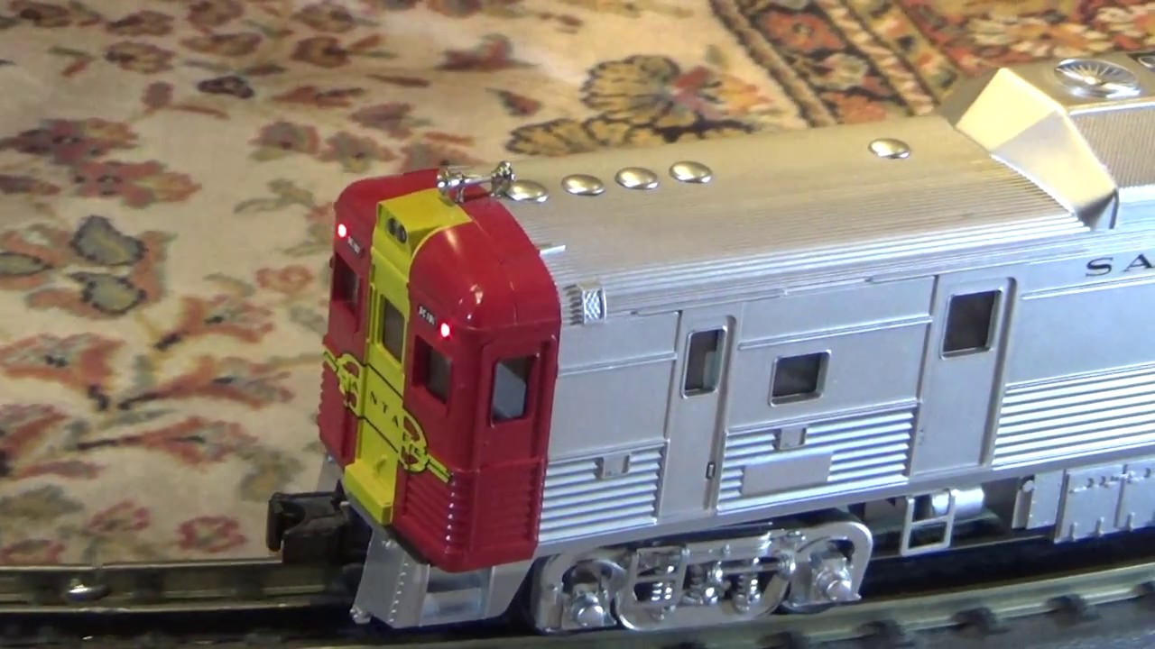 MTH RAILKING Santa Fe RDC Budd Car Set with headlights, ETD lights ...