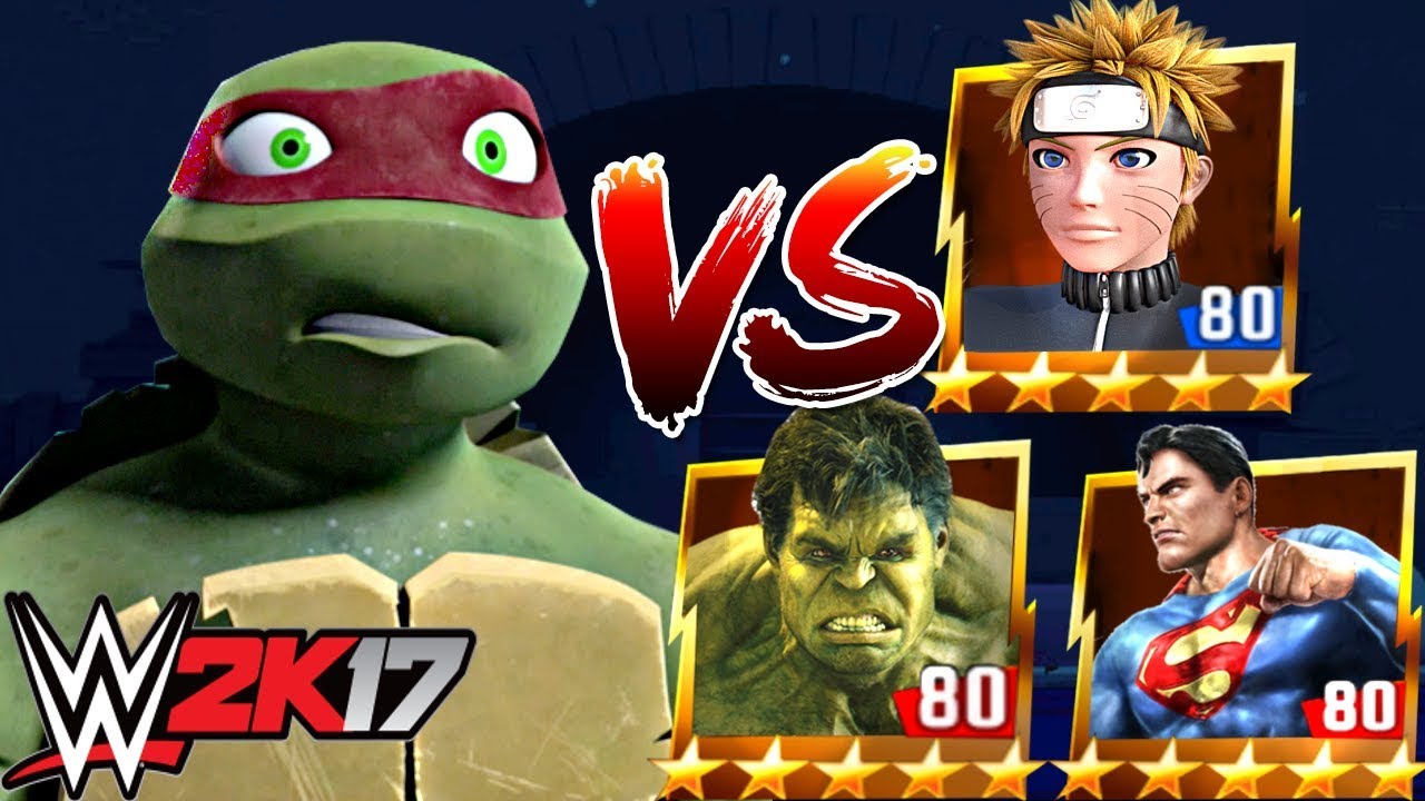 Ninja Turtles VS Naruto Vs Hulk Vs Superman - YouTube