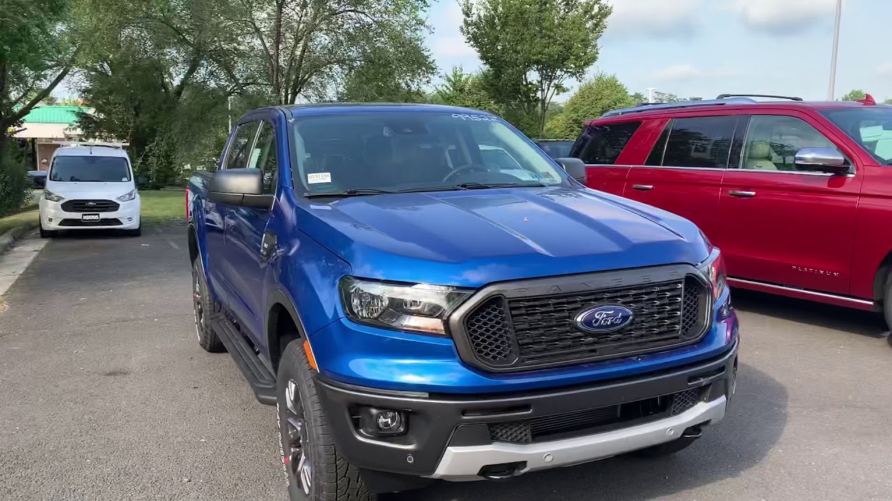 Beautiful Ford Ranger! Lightning Blue! - YouTube
