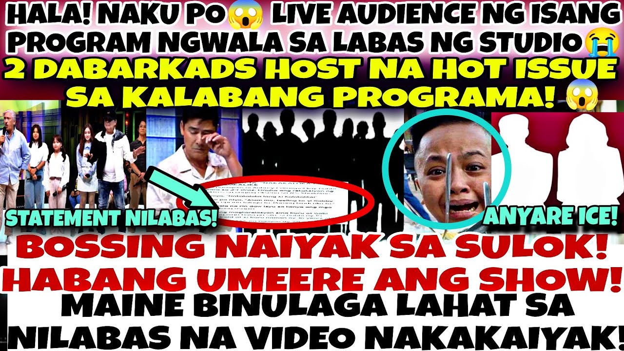 KAGULO NA‼️ LIVE AUDIENCE NG ISANG NOONTIME SHOW NAGKAGULO SA LABAS😱 ...