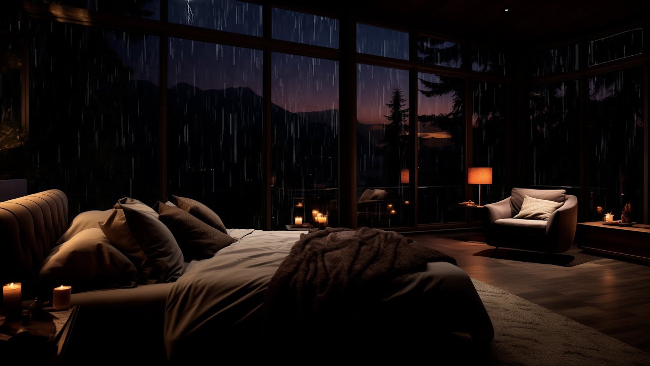 Sleep Peacefully with Dreamy Rain that Enhance Well-being | Thunder Melody - YouTube