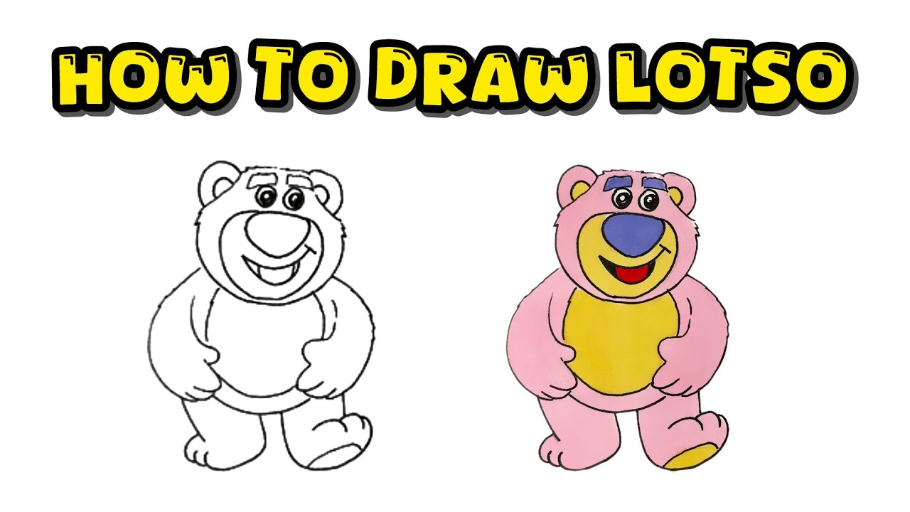 How to Draw Lotso Huggin Bear from Toy Story – Disney Character ...