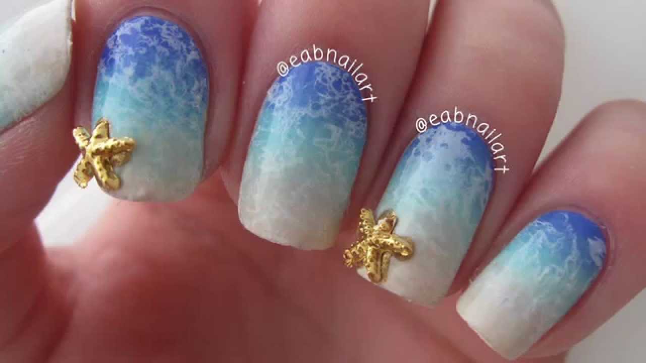 Beach Nail Art Youtube