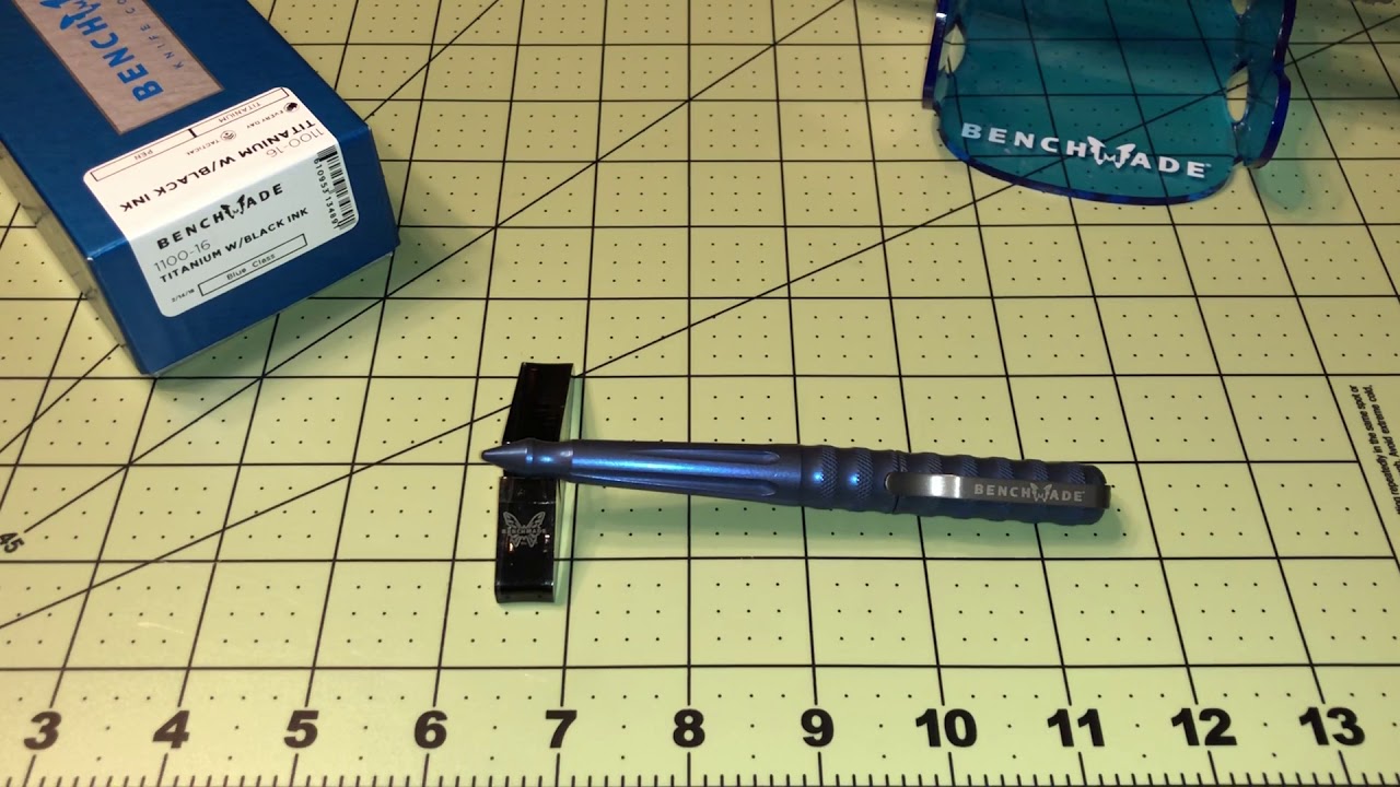 Quick Review Benchmade Titanium Pen 1100-16 - YouTube