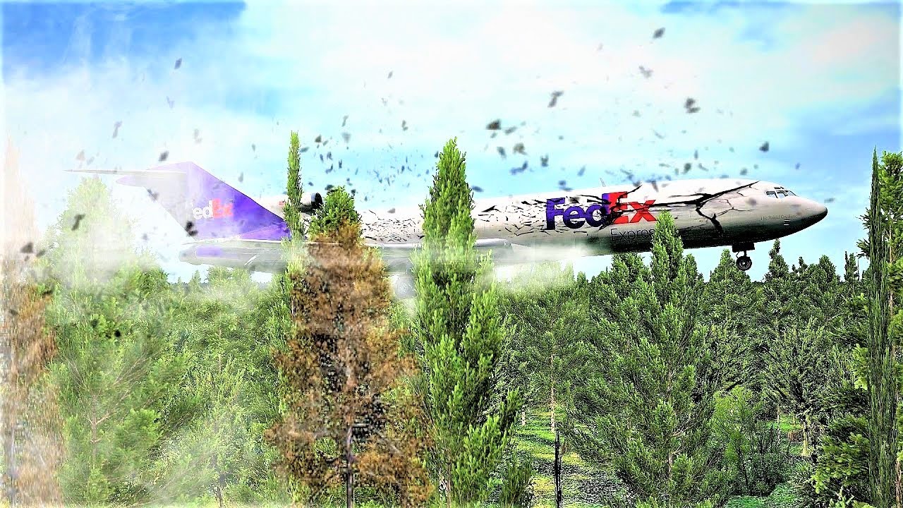 😱B727 FedEx PLANE CRASH, FLORİDA, Tallahassee Airport, FedEx Express ...