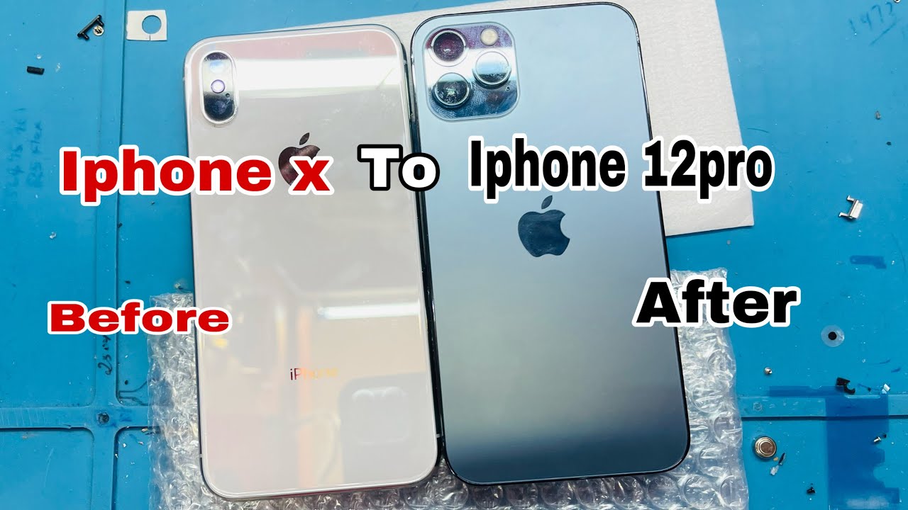 Iphone x convert to iPhone 12pro |custom iphone x - YouTube