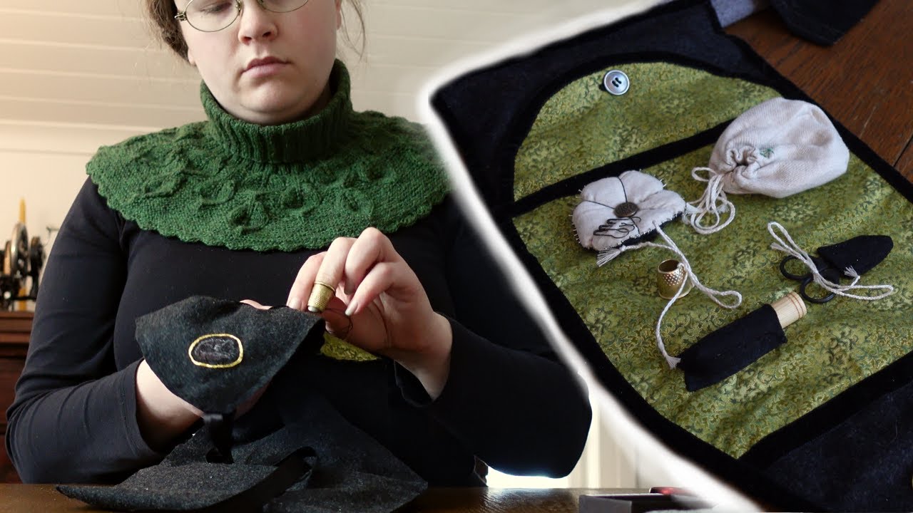 Making an 18th Century Hussif - YouTube