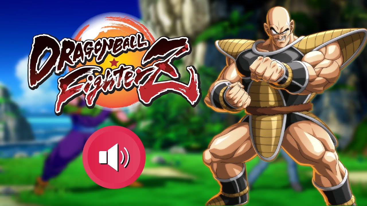 DRAGON BALL FighterZ - Nappa Voice Clips - YouTube