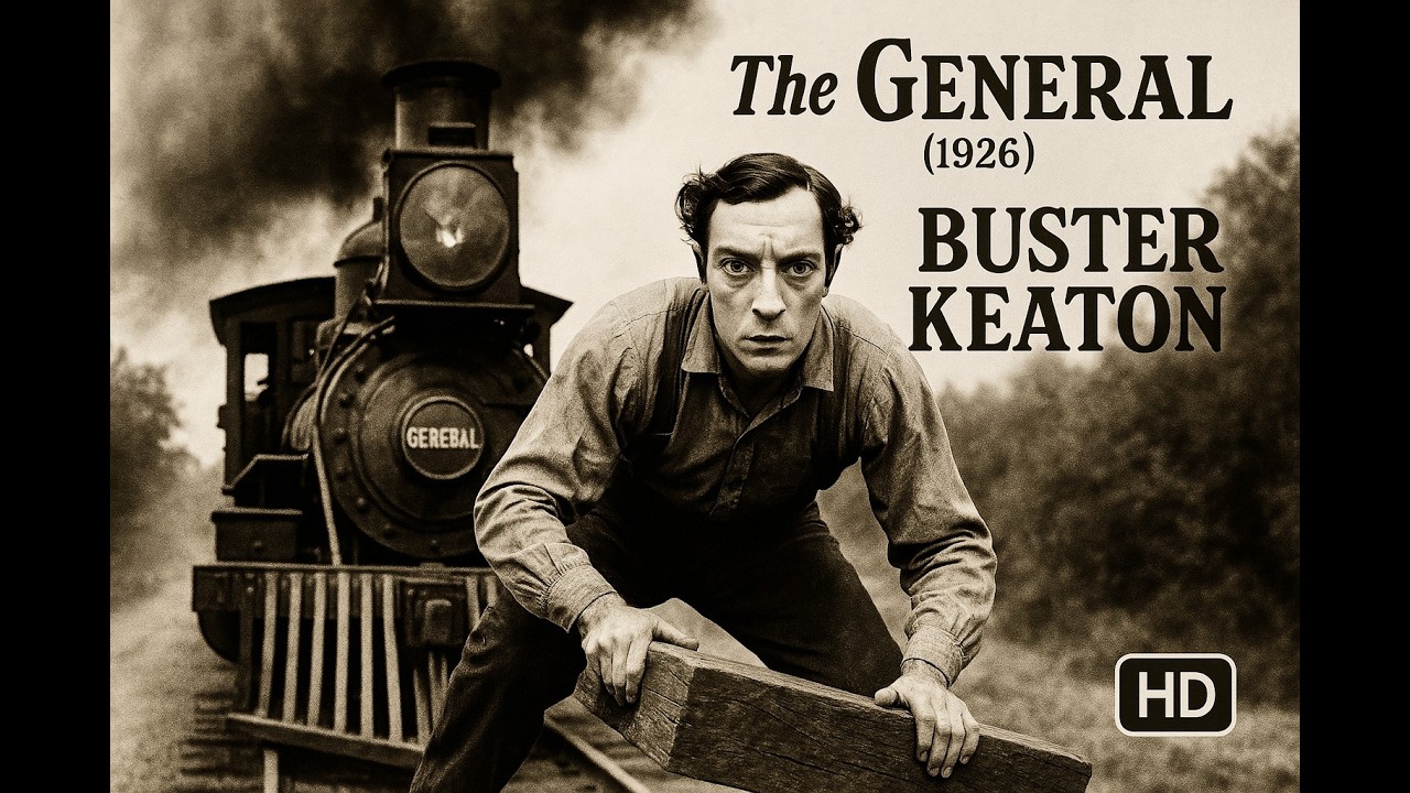 The General (1926) - Buster Keaton's Train Chase Comedy | HD - YouTube