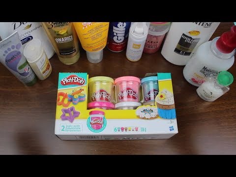 Tutkalsız Borakssız Oyun Hamurundan 6 Slime Tarifi!! | 2 Malzeme ile Play Doh Slime! Bidünya Oyuncak