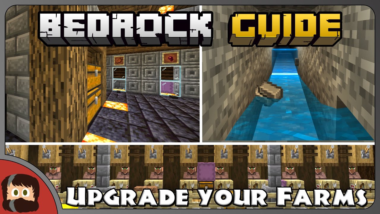 UPGRADE and MAINTAIN Your FARMS! | Bedrock Guide S1 EP46 | Tutorial ...