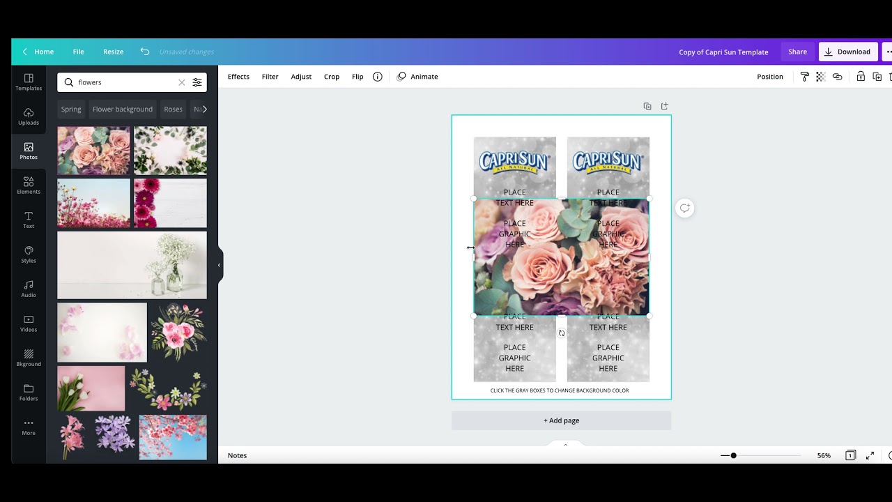 Capri Sun Background Tutorial - YouTube