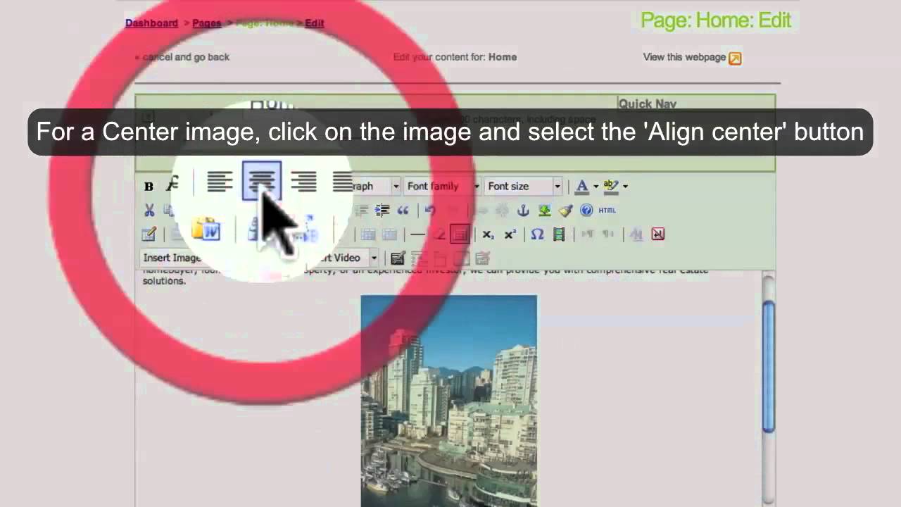 How do I align an Image to the Left, Center or Right... - YouTube