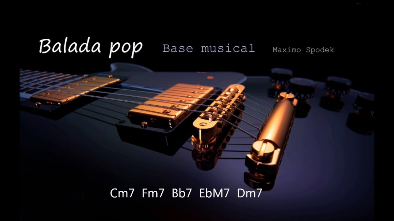BASE MUSICAL DE BALADA POP ACUSTICA EN C PARA GUITARRA, PIANO, FLAUTA ...